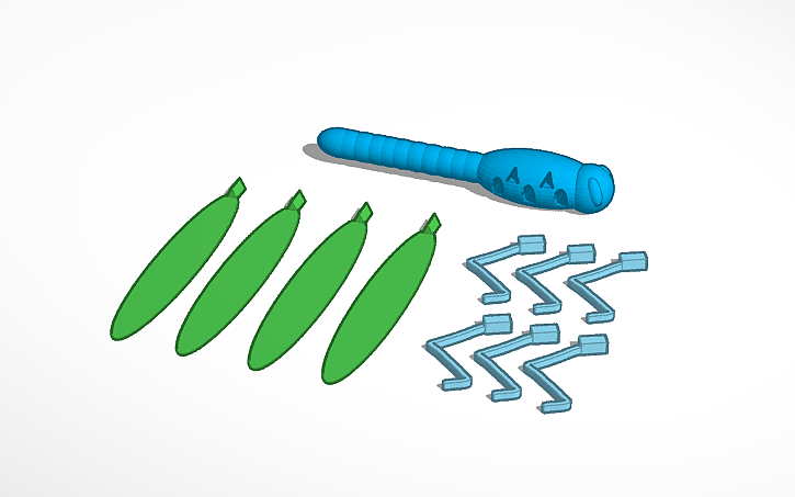 3D design Dragonfly kit | Tinkercad