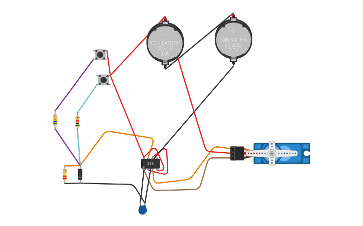 Circuit Design 9g Micro Servo Tester Button Adjustment Tinkercad