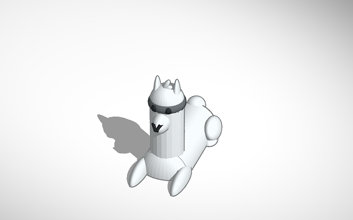 3D design Ninja Llama (7/28/17) | Tinkercad