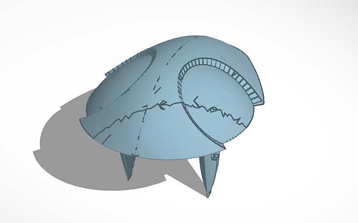 3D design Mothership (Independence Day) - Tinkercad