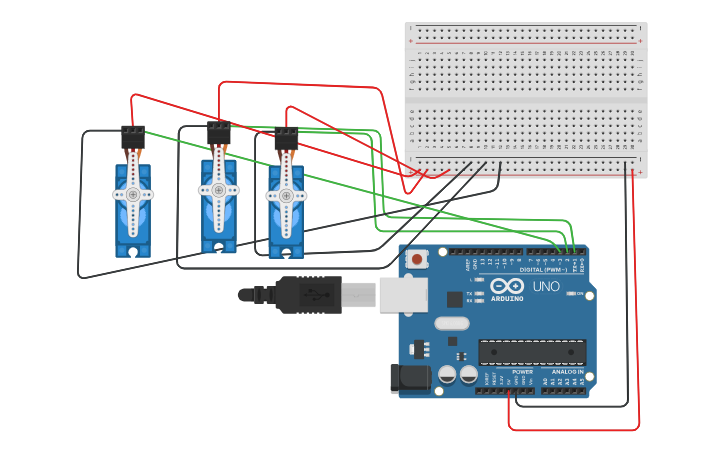 Circuit Design Servomotores En Arduino Maider Ruiz Tinkercad