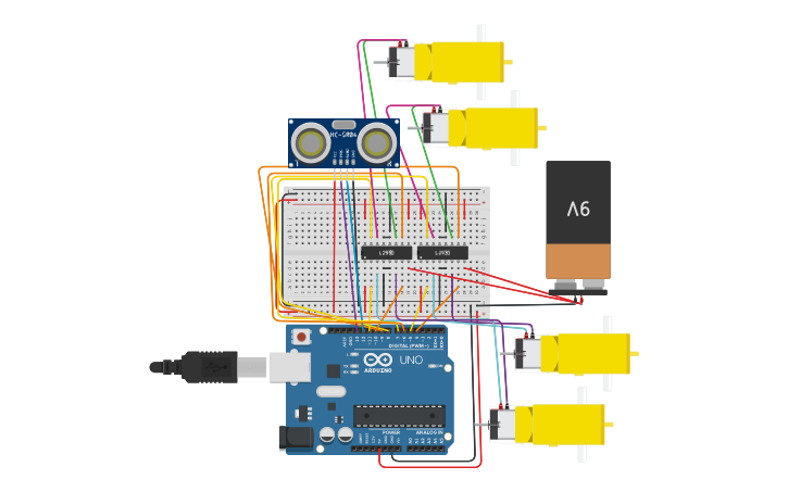 Circuit design Examen Final - Tinkercad