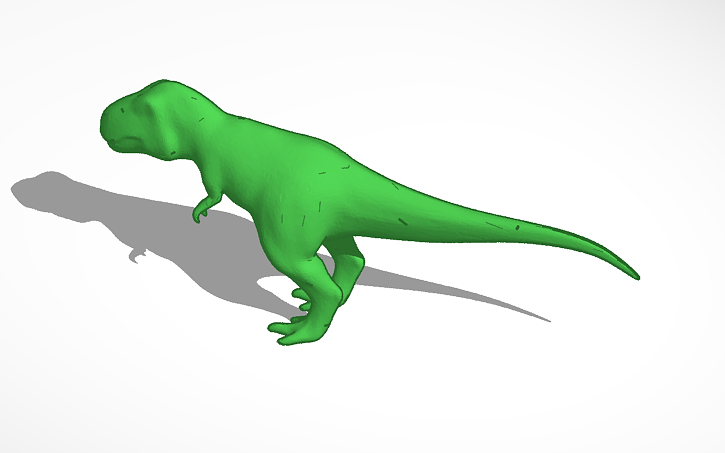 3D design Tyrannosaurus - Tinkercad
