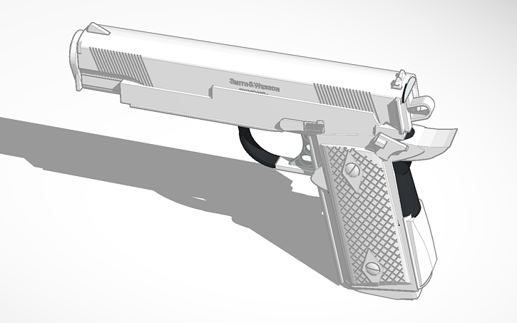 3D design Gun - Tinkercad