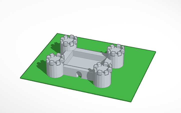 3D design Build a 3D castle - Tinkercad