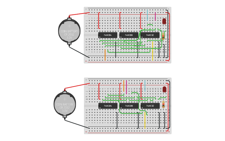 Circuit design ACUÑA, DODRIGO T. (BOOLEAN ALGEBRA) | Tinkercad