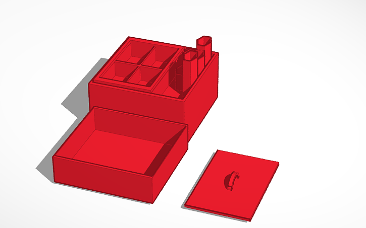 3D design desk holder | Tinkercad