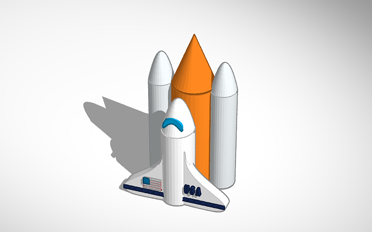3D design NASA Spaceship | Tinkercad