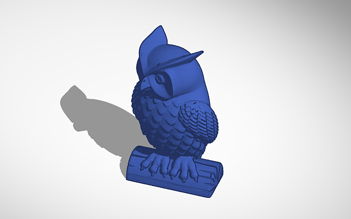 3D design Owl - Tinkercad