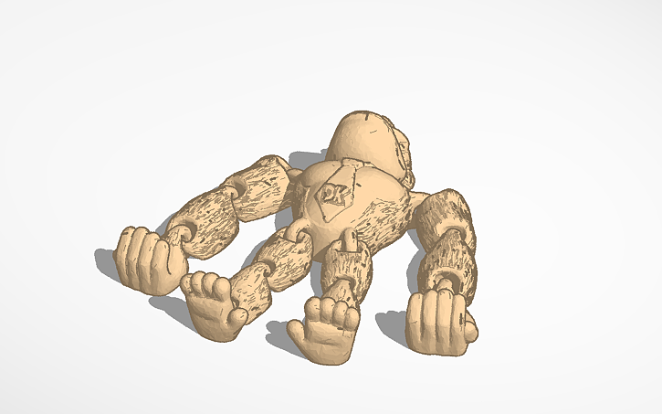 3D design Donkey Kong - Tinkercad