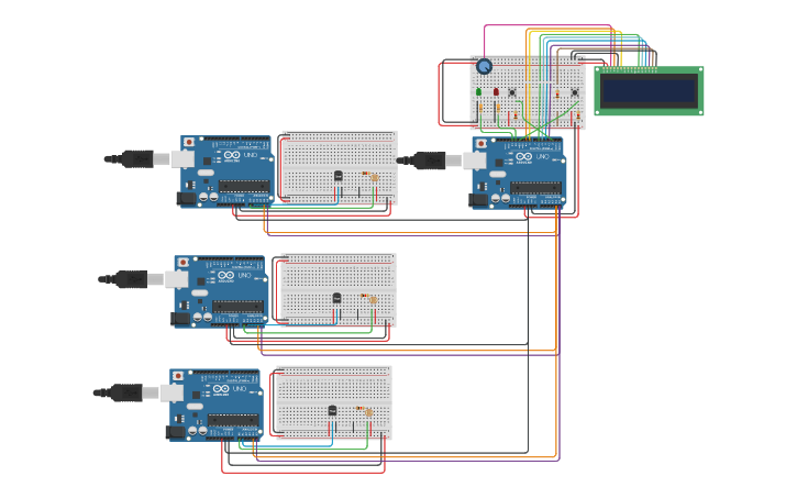 Circuit design 4 Arduino L2C - Final Project - Tinkercad