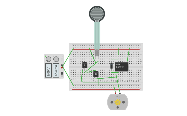 Circuit design Sensor de humedad - Tinkercad