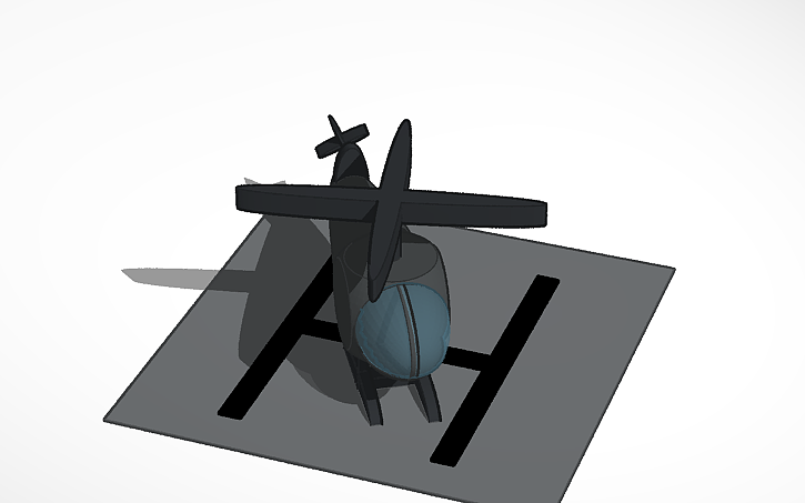 3D design Helicopter | Tinkercad