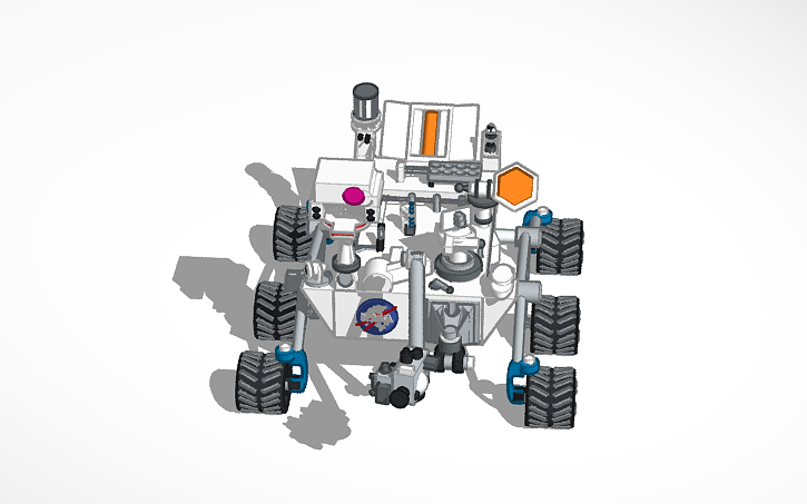 3D design Copy of Curiosity mars rover - Tinkercad