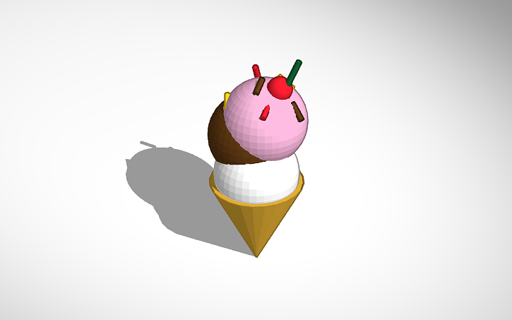 3D design The best icecream | Tinkercad