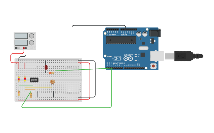 Circuit design ALARME-11N | Tinkercad