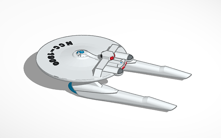 3D design Copy of Star Trek USS Reliant - Tinkercad