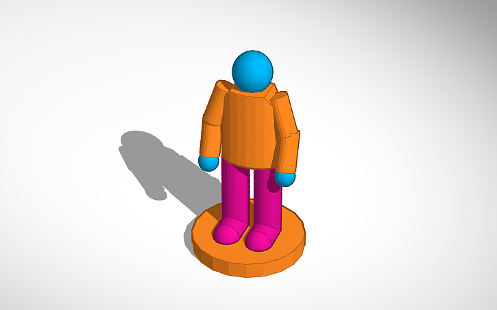 3D design Simple Body Template - Tinkercad