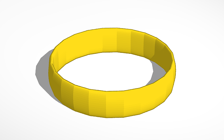 3D design Sonic Ring. | Tinkercad