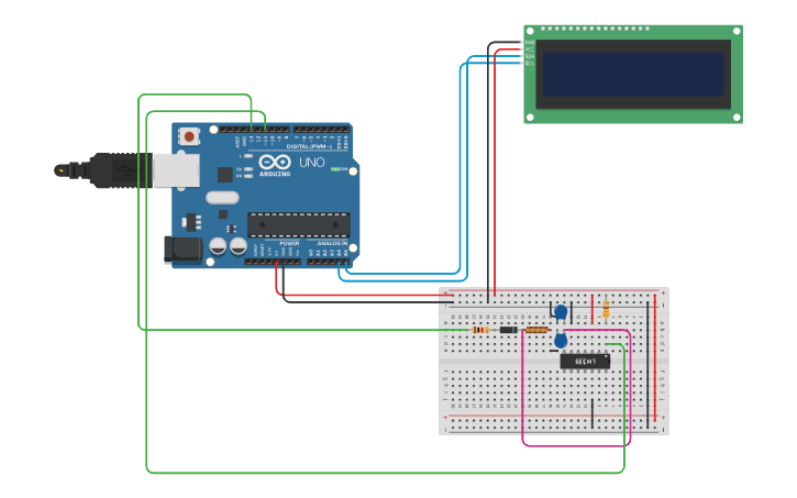 Circuit design Inductance Meter - Tinkercad