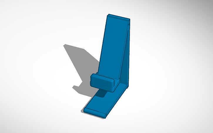 3D design Cell Phone stand | Tinkercad