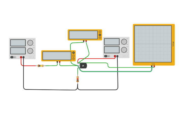 Circuit design Common Base - Tinkercad
