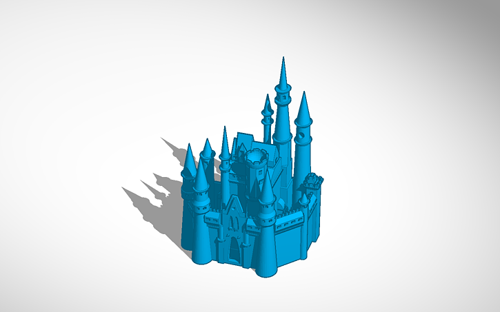 3D design Disney Castle - Tinkercad