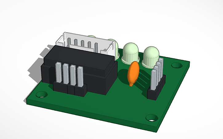3D design L298N Driver Step motor - Tinkercad