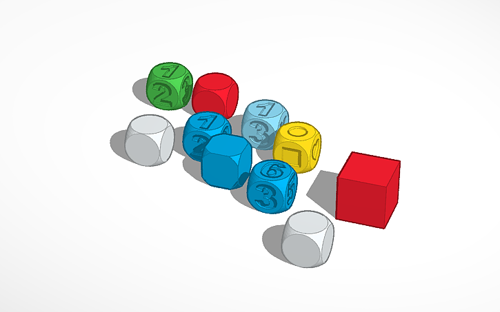 3d Design 20210520md Dice Teacher Tinkercad