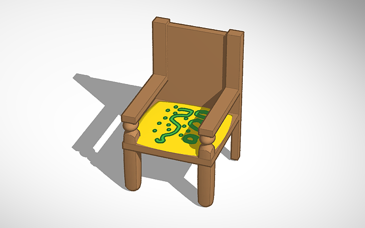 3D design chair - Tinkercad