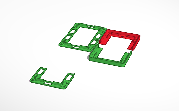 3D design Lenovo Tab M8 wall mount - Tinkercad