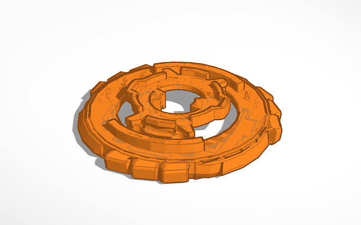 3D design Beyblade burst mode Reverse Lock Chassis | Tinkercad