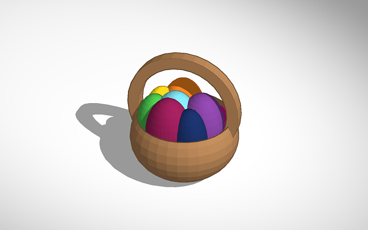 3D design Got my Easter basket ready. I'm all set for Easter | Tinkercad