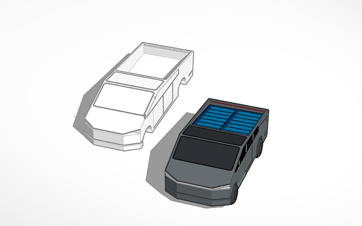 3D design Copy of Tesla Cybertruck - TEAM RID MAF - Tinkercad