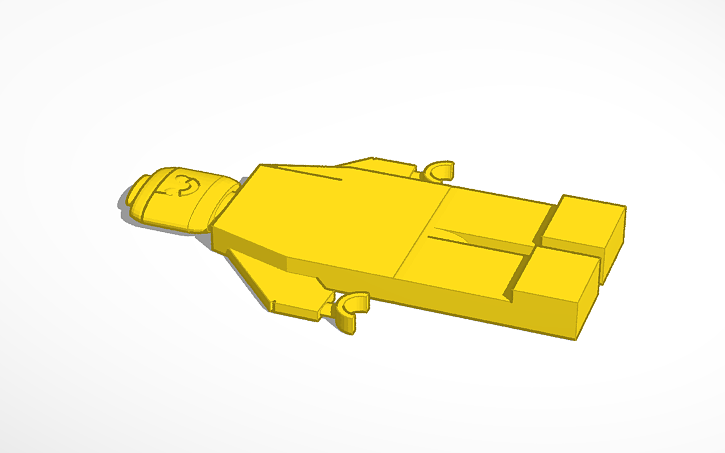 3D design Lego Man - Tinkercad
