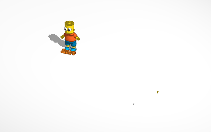 3D design Bart Simpson | Tinkercad