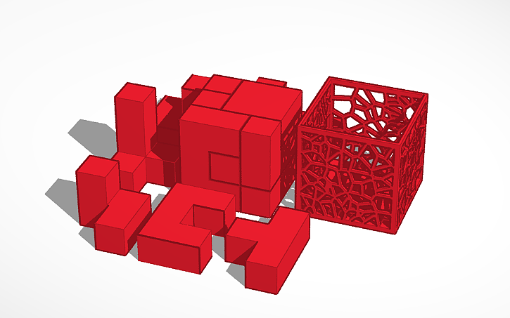 3d Design Puzzle Cube 3x3 Tinkercad
