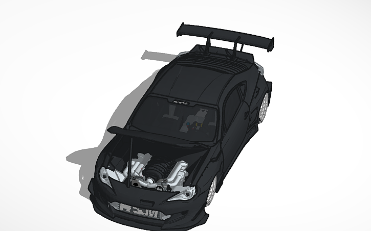 3D design Toyota GT86 - Tinkercad