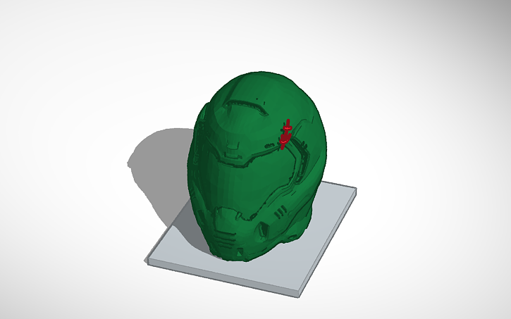 3d Design Edited Doom Helmet Tinkercad
