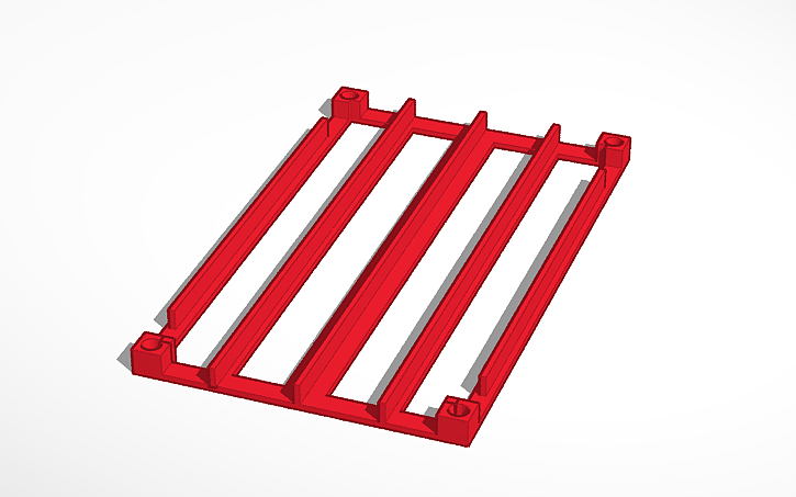 3D design battery lid - Tinkercad
