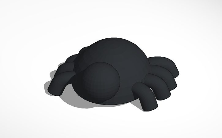 3D design spider - Tinkercad