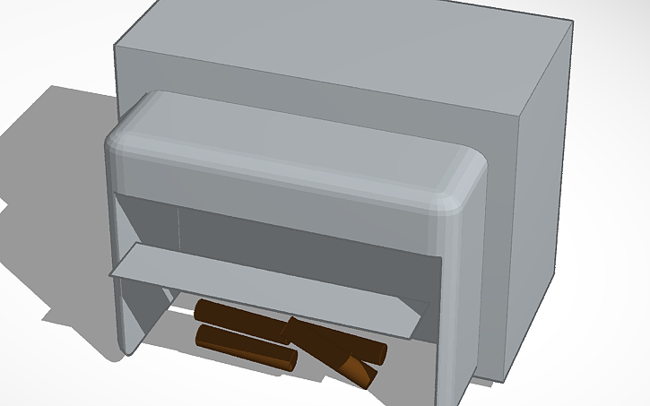 3D design fire place | Tinkercad