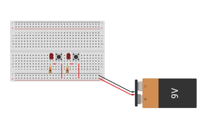 Circuit design circuito paralelo | Tinkercad