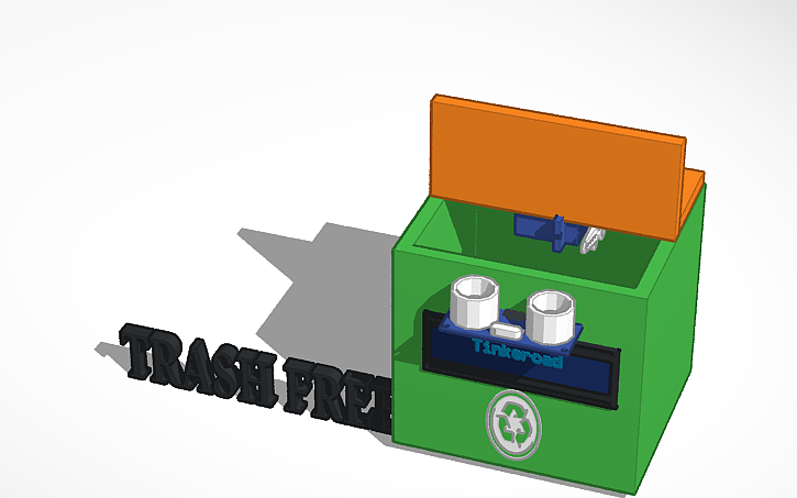 3D design Trash free - Tinkercad