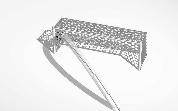 3D design Soccer Goal - Tinkercad