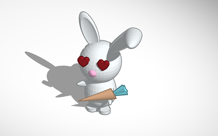 3D design Bunny - Tinkercad