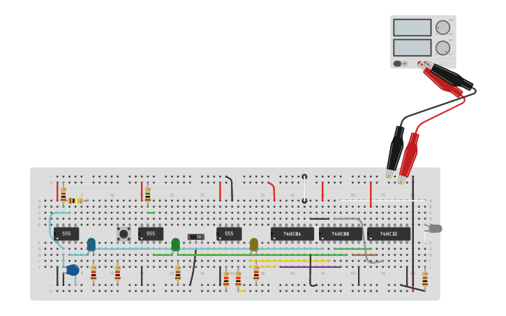 Circuit design Manual/Auto clock - Tinkercad
