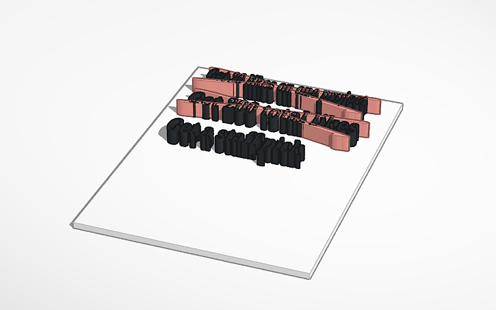 3D design Tinkercad to do list - Tinkercad