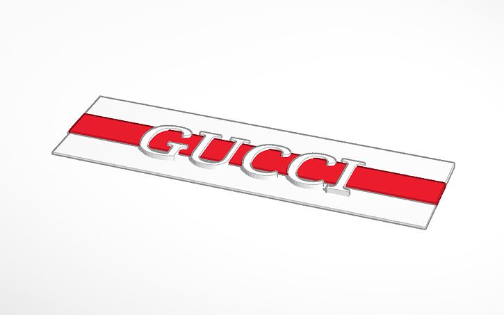 3D design gucci headband - Tinkercad