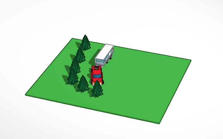 3D design Truck and Caravan | Tinkercad